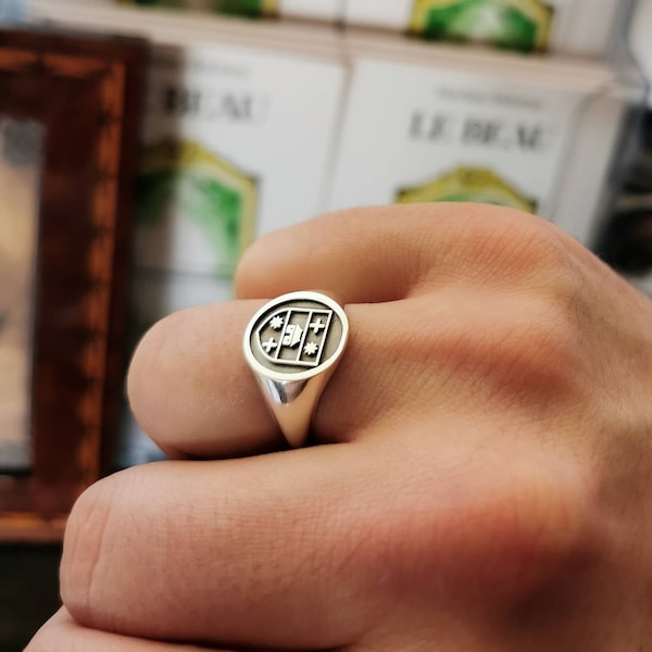 Custom Engraved Rings, Custom Signet Ring, Engraved Signet Ring ...