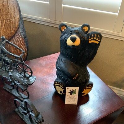 Tarzan Hanging Rope Wood Bear - Etsy