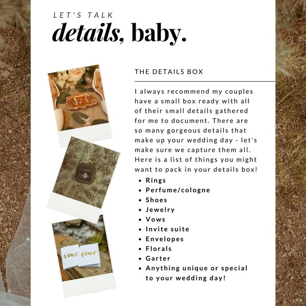 Location Guide Canva Template for Photographers | Fully Customizable ...