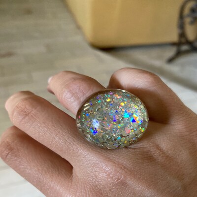 Earth Ring Planet Earth Jewelry Space Ring Earth Day - Etsy