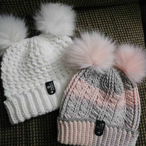 CROCHET PATTERN & VIDEO/ Cuddle Cables Crochet Beanie Pattern, Pdf ...