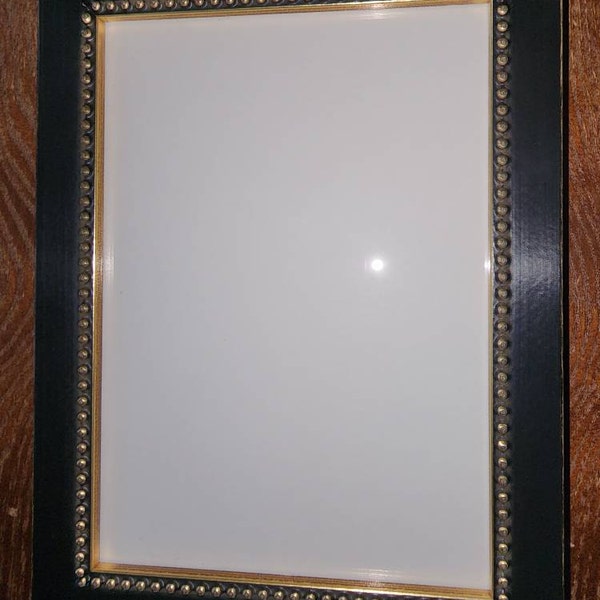 Beaded Picture Frames Vintage Style Distressed Gold Silver White Black ...