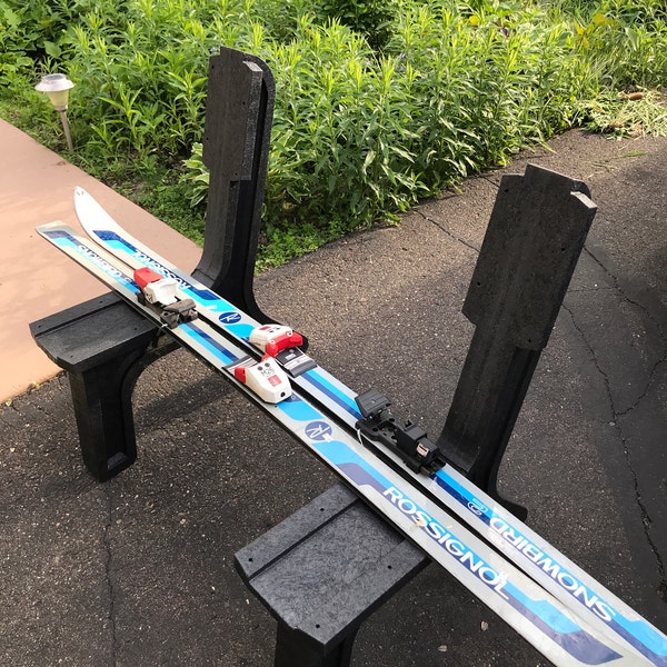 DIY Bench Legs or Bench Kit Made From Recycled Plastic With a Back for ...