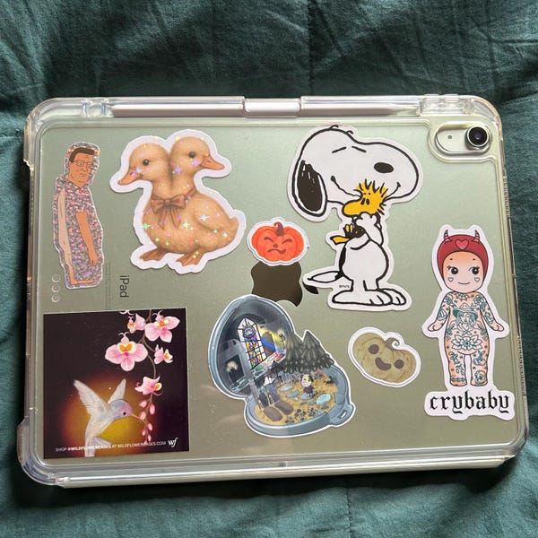 Chibi Manatee Sticker - Kawaii Sea Cow Sticker, Cute Manatee Decal ...