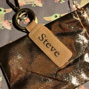 Personalized Custom Name Tag, Keychain, Keyring, Zipper Pull, Luggage ...