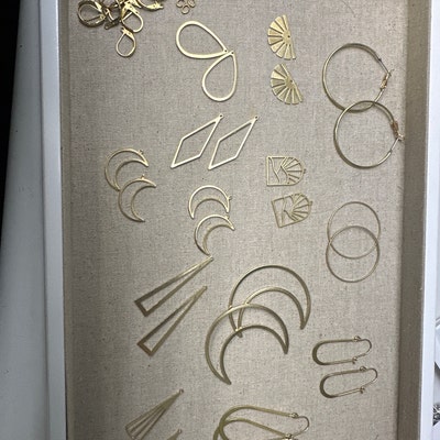 ORIGINS Beaded Fringe Hoop Earring Kit, Seed Bead Earring Kit - Etsy