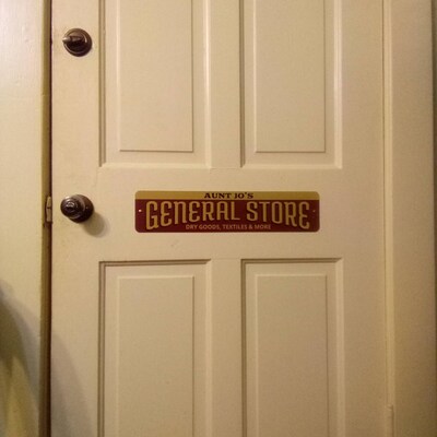 General Store Dry Goods Textiles & More Sign, Personalized Mercantile ...