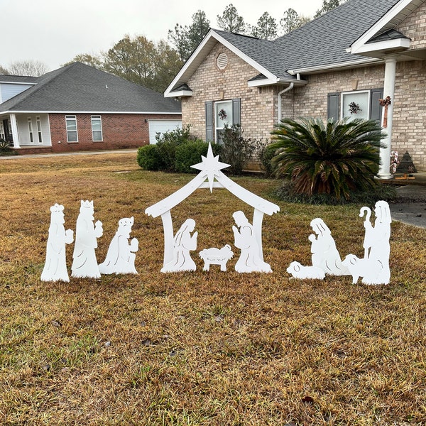 Complete Medium Holy Family Nativity Set - Etsy