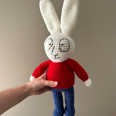 Crochet Pattern Simon Super Rabbit, Simon Super Rabbit Pattern, Crochet ...