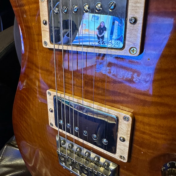 Beautiful Flamed Maple Humbucker Pickup Mounting Rings - (set of 2) - Etsy