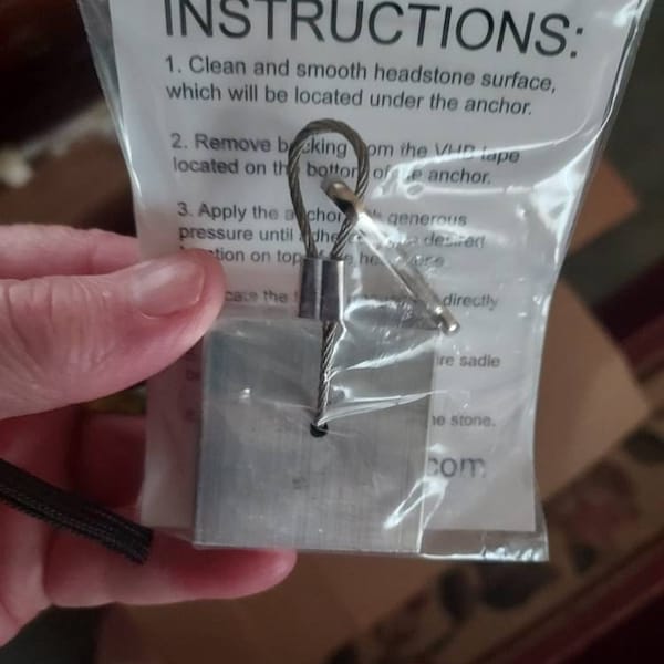 Headstone Flower Arrangement Anchor for Saddles and Wreaths - Etsy