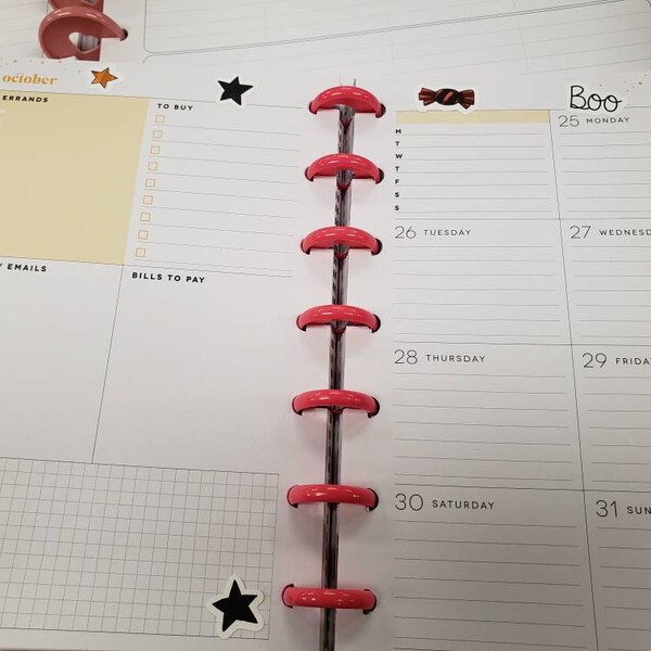 Halloween/spooky Theme Sticker Sheet for Planner and Bullet Journal ...