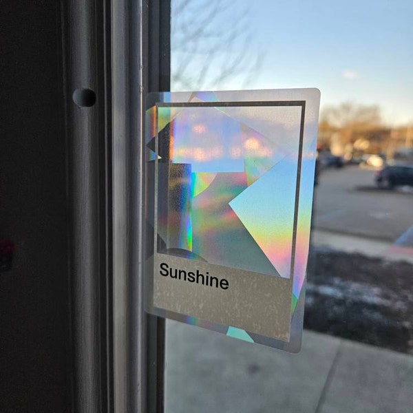 Suncatcher | Sunshine Sun Catcher Window Sticker | Cancer Research ...