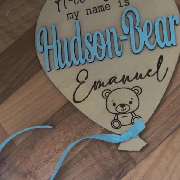 Baby Pregnancy Announcement Sign, Baby Scan Wooden Sign, Due Date ...