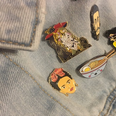 Ramen Enamel Pin Super Cute Ramen Noodle Pin, Noodle Brooch, Cute Food ...