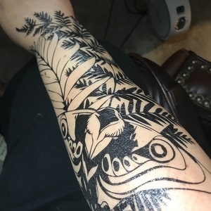 Rin Shirou Sakura temporary tattoo command spell | Etsy