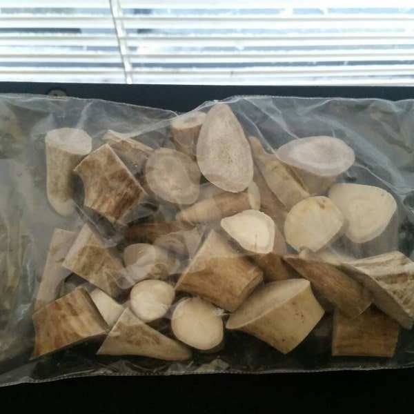 Antler Ends and Pieces by the Ounce Real Deer Bone Scrap Destash ...