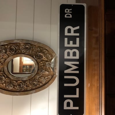 Plumber, Plumber Gift, Plumber Sign, Plumbing Contractor, Leaky Faucets ...