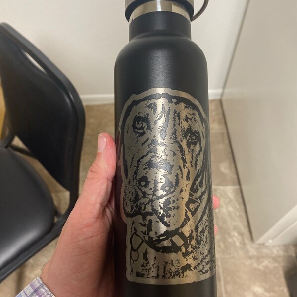 Sacred Geometry Engraved Stainless Steel Water Bottles, Reusable ...