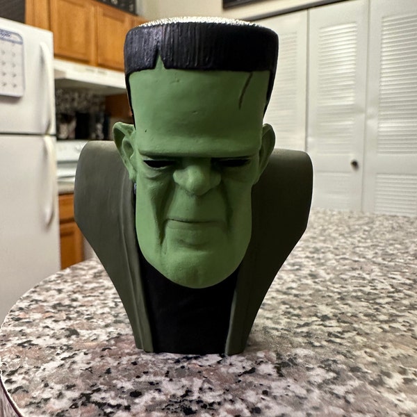The Shock Monster, 4.5" Unpainted Resin Kit Bust, 60's Shock Monster ...