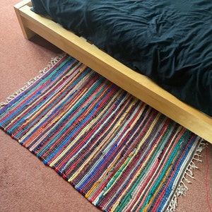 Denim Jean Blue Tight Weave Quality Rag Rug Small Medium Large - Etsy UK