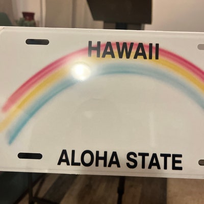 Washington WA License Vanity Plate Blank Template Digital Printable ...