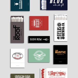 Custom Matchbook Print Personalized Vintage Matchbox Collage ...