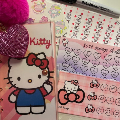 KITTY hello Kitty Savings Challenge Laminated Savings Challenge ...