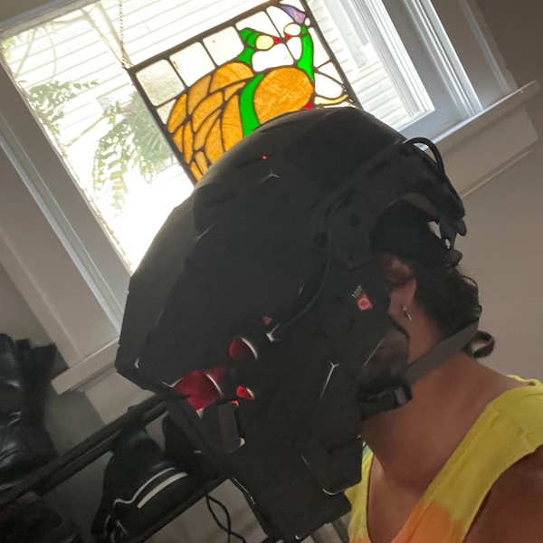 Custom Made Helmets - Wearable Cyberpunk Styled Military Airsoft ...