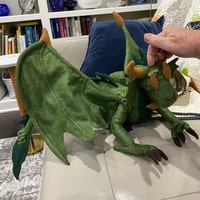 PDF PATTERN Poseable Small Shoulder Dragon 12 Inches Tall - Etsy Canada