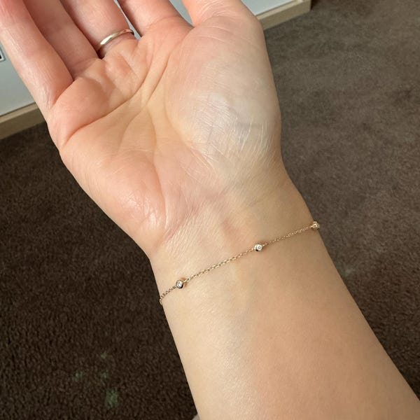 Gold Chain Necklace, Solid Gold Chain, Tiny Gold Chain, Dainty Gold ...