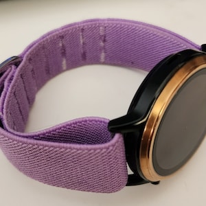 Multicolor Nylon Fabric Smart Watch Band Sport Fitness Quick on Loop ...