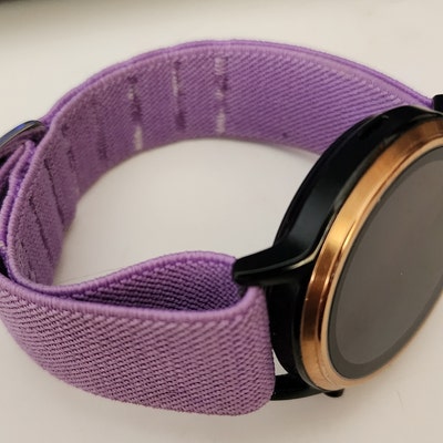 Multicolor Nylon Fabric Smart Watch Band Sport Fitness Quick on Loop ...
