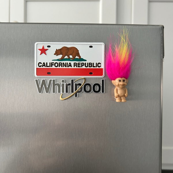 Mini Vintage Troll Magnet - Etsy