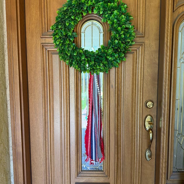 Simply Navy Wreath Ribbon Bundle With Bow-wreath Ribbons-(26”) - Etsy