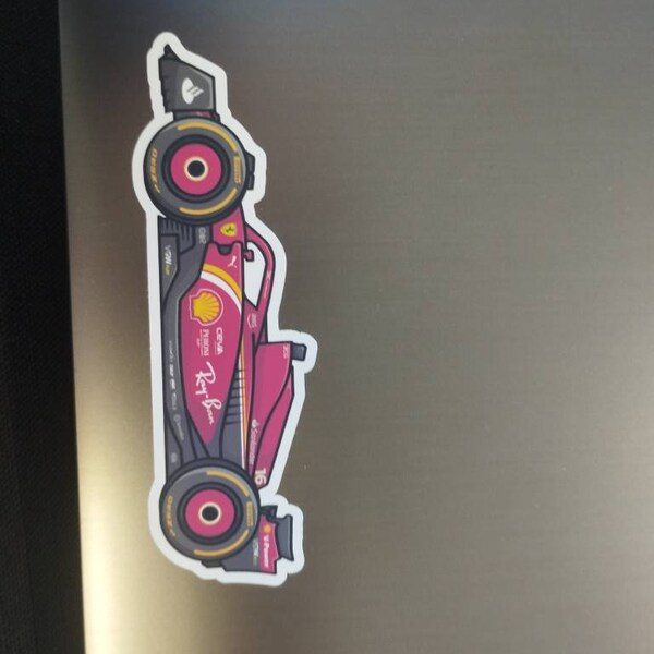 Max Verstappen F1 Car Sticker Red Bull Racing F1 Car Sticker 2024 ...