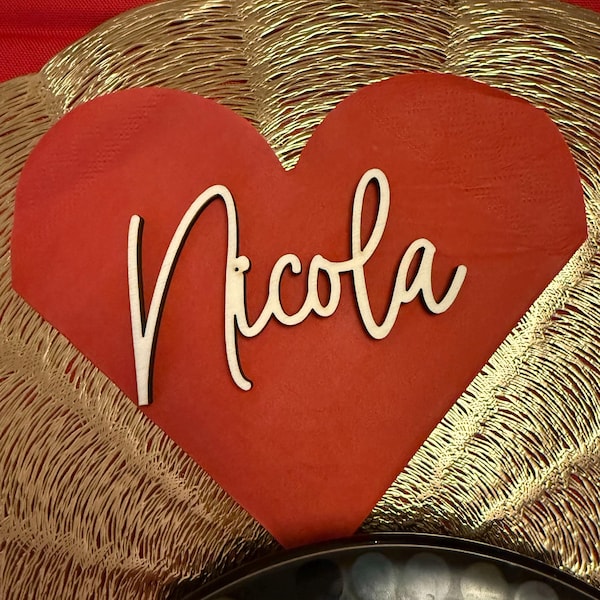 Personalised Place Names | Wooden Place Names | Unique Wedding Favours ...