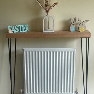 Rustic Radiator Shelf Console Table - Etsy UK