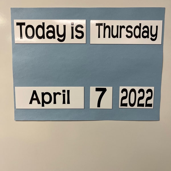 Large Full Calendar Set - MAGNETS - Great for Teachers and Classrooms ...