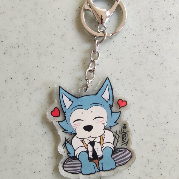 Keychain Legoshi Louis Beastars - Etsy
