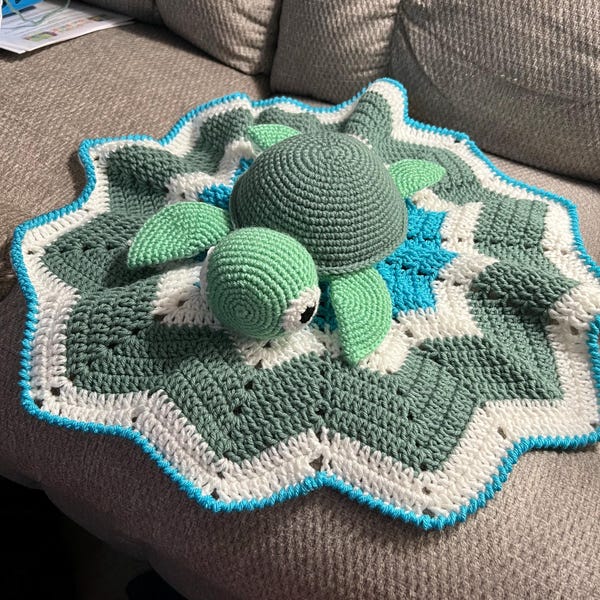 Turtle Lovey Crochet Pattern - Etsy
