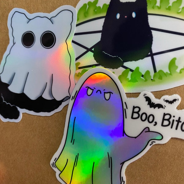 90s Nostalgia Cat Sticker Gaming Stickers Vinyl Sticker Decal for ...