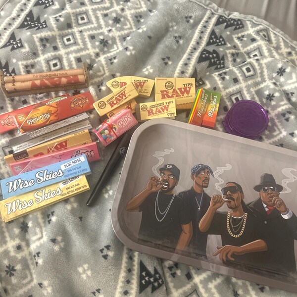 Rappers Big Rolling Tray Snoop Smoking Accessories Stoner Life Rolling ...
