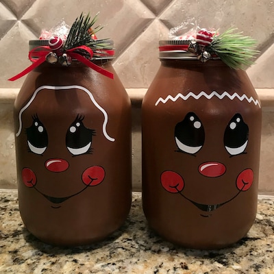 Gingerbread Girl Face Vinyl Face Glass Block Vinyl Vinyl Craft Vinyl ...