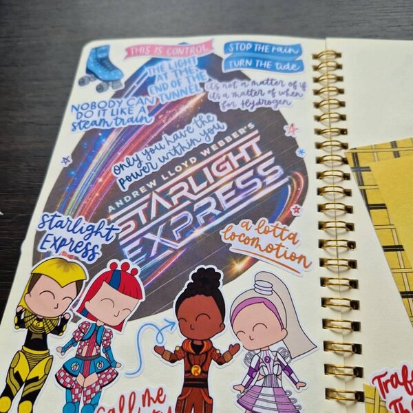 Starlight Express - Musical Theatre Sticker, Theatre Lover Gift ...