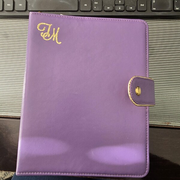 Blue A5 Planner Cover / A5 Planner Binder / Personalized Binder A5 ...