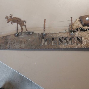 Team Roping Horse and Cattle Metal Art Hand plasma Cut Handsaw Wall ...