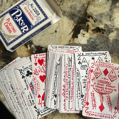 Cartomancy Card Meanings 52 Pages PDF - Etsy