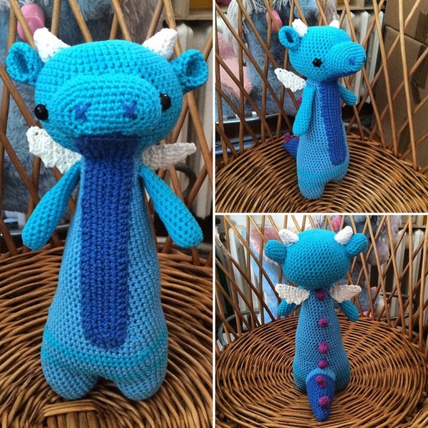 Dragon Crochet Amigurumi Pattern PDF - Etsy