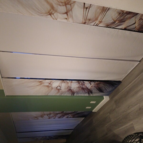2-tracks Wall Rail Any Custom Size, Sliding Rails for Vertical Blinds ...